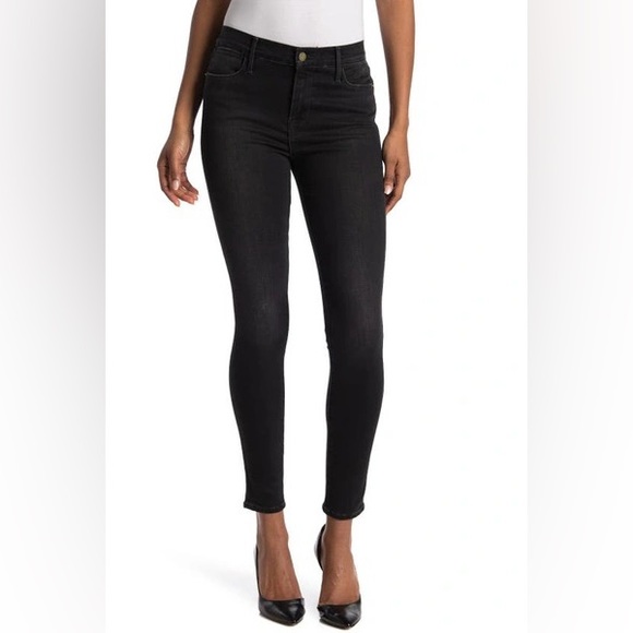 Frame Denim | Jeans | Frame Le High Skinny Jeans Condor Black | Poshmark
